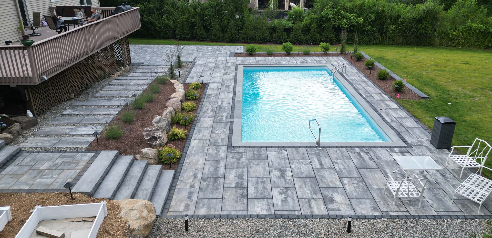 Custom Pool Patios in North Jersey | RVG Landscape Design